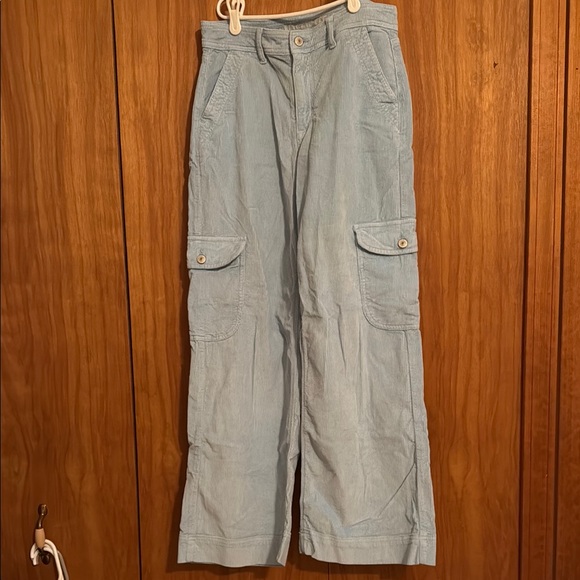 American Eagle Outfitters | Pants & Jumpsuits | Casual Light Blue Cargo ...
